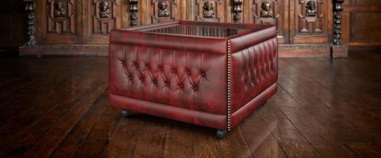 Original Chesterfield Hocker-Beistelltisch Bradbury